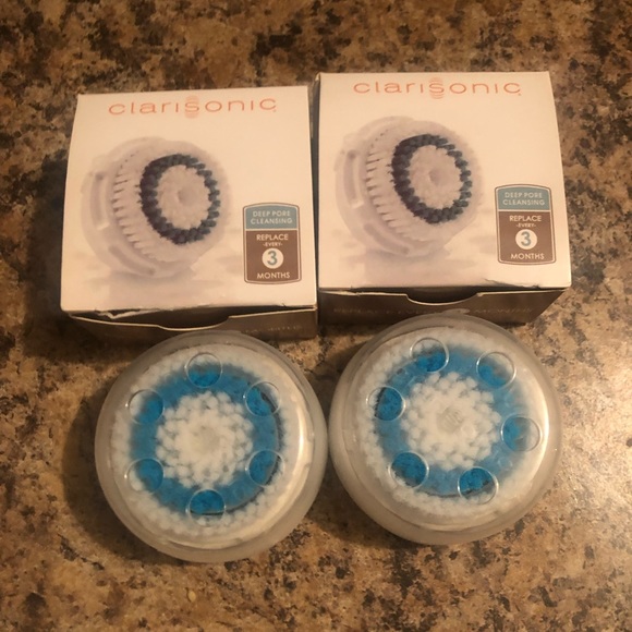 Clarisonic | Other | 2 Clarisonic Replacement Brush Heads Deep Pore Mia ...